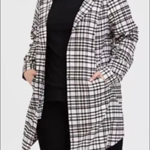 torrid | Jackets & Coats | Torrid Size Pink Plaid Jacket | Poshmark